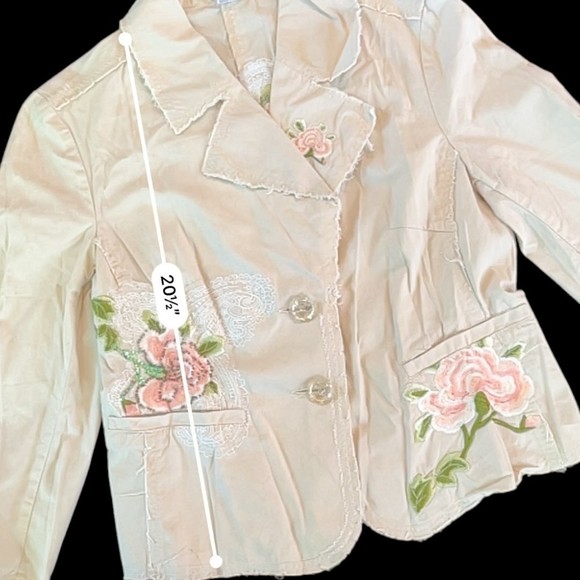 Lulumari | Jackets & Coats | Lulumari Jacket Womens Large Beige Cotton ...